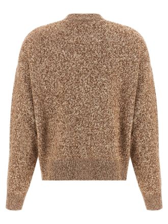 Versace Womens Beige Virgin Wool Cardigan Clothing