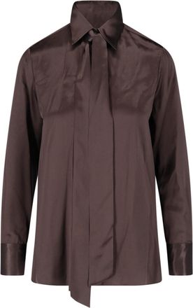 Kiton Seidenband-Shirt