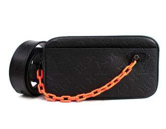 Louis Vuitton Taurillon Monogram Uniformes Solar Ray Soft Pochette Volga Belt Bag