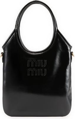 Miu Miu Sac &agrave; main en cuir Ivy