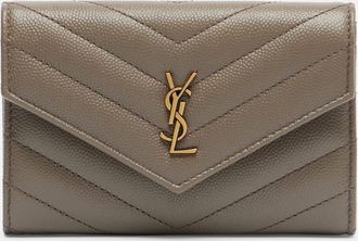 Saint Laurent Kartenetui Cassandre aus Leder