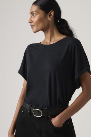 Levi's Lori Linen Dolman Tee - Femme - Noir / Anthracite Night Linen - XS