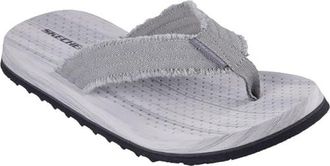 Skechers Sandales tantriques pour hommes, toile grise, 42 EU, Toile grise, 42 EU
