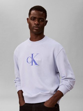 Calvin Klein Jeans Sweatshirt LS EU 350TERRY MONOLOGO CN SWTSH Rundhalsausschnitt, regular fit