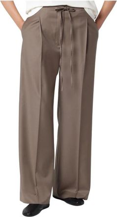R&oacute;he Weite Hose mit Kordelzug - - Trousers - Damen - Braun - 2XS