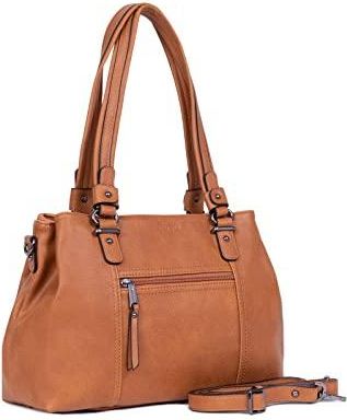 Pellet Sac port&eacute; main 2 poign&eacute;es - Mati&egrave;re &eacute;co-responsable - Pour Femme - Collection Maya - Fauve