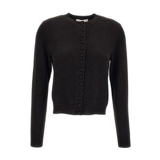 Lisa Yang Kurz-Kaschmir-Strickjacke - - Knitwear - Damen - Braun - M