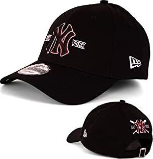 New Era 9FORTY 940 MLB -NFL -NBA -Lakers Casquette de baseball Yankees Dodgers 49ers, New York Yankees noir, taille unique