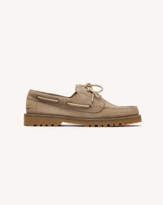 Faguo Chaussures bateau beige