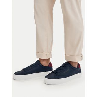 Tommy Hilfiger Sneakers Tommy Hilfiger Premium Dress Cupsole Lth FM0FM05572 Dunkelblau