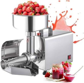 Generic Presse-Tomates &Eacute;lectrique, passoire alimentaire en acier inoxydable et machine &agrave; sauce, presse &agrave; fruits &eacute;lectrique, machine &agrave; confiture, pour la mise 