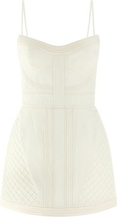 Zimmermann Femme, Robes, Blanc, Taille: 34 FR Rebellion Corded Corset Dress