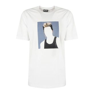 Diesel T-Just T-Shirt - Homme - Tops - Blanc - Taille: XL