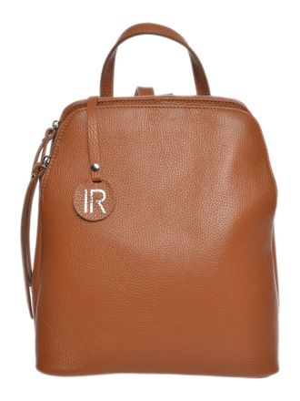 Isabella Rhea Braun Rindsledertasche