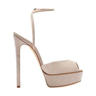 Casadei Flora Solar Eclipse Plateau-Sandalen - - Shoes - Damen - Beige - 40 EU