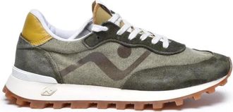 Nomad Society Homme, Chaussures, Vert, Taille: 45 EU Veloce Water Washed Baskets