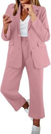 Generic 2026 Ensemble pantalon décontracté ample et tendance pour femme, Rouge, XXL