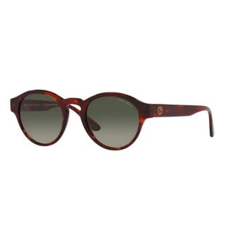 Giorgio Armani Femme, Accessoires, Multicolore, Taille: 52 MM Lunettes de soleil femme en ac&eacute;tate rouge
