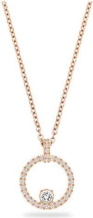 Swarovski Pendentif Creativity, forme circulaire, cristaux, placage de ton or rosé, blanc