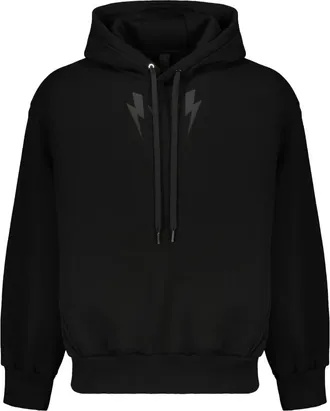 Neil Barrett Homme, Sweatshirts et sweats &agrave; capuche, Noir, Taille: S SweaT-shirt &agrave; capuche