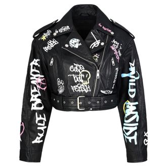 Trueprodigy Lederjacke Senra