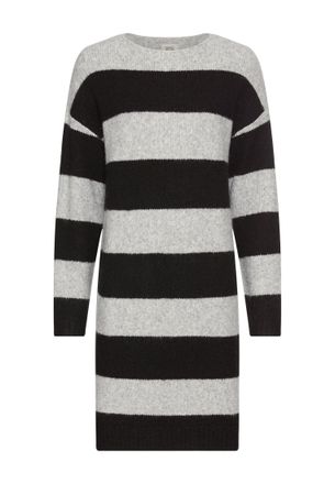 Camel Active Damen Strickkleid aus recyceltem Material Grau, Womenswear-L