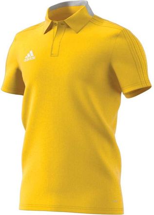 adidas Herren Poloshirt Condivo 18, Yellow/White, S, CF4378
