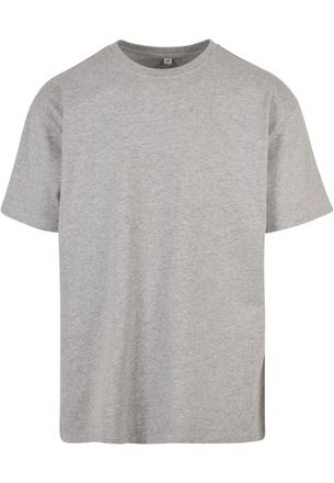 Build Your Brand Herren T-Shirt Heavy Oversize Tee, Basic T-Shirt für Männer, Oversized Fit, Baumwolle, 4XL, Grey
