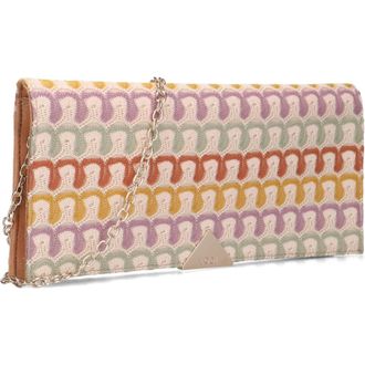 Lodi Braune Stilvolle Clutch f&uuml;r den Sommer - - Bags - Damen - Mehrfarbig - ONE SIZE