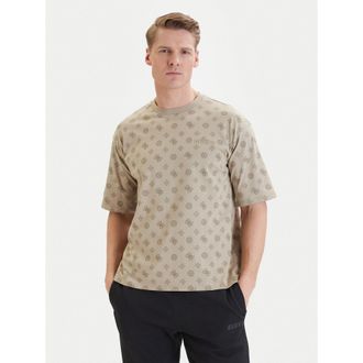 Guess T-Shirt Z6GI07 K2852 Beige Relaxed Fit