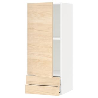 IKEA METOD / MAXIMERA Wandschrank mit T&uuml;r/2 Schbubladen