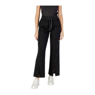 A|X Armani Exchange Femme, Pantalons, Noir, Taille: 36 FR Pantalon noir à lacets avec poches