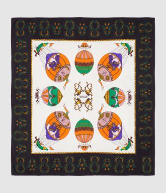 Essentiel Foulard Kontact Orange Noir
