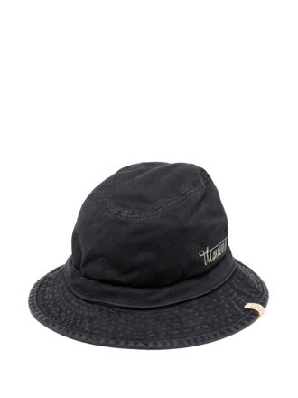 Visvim bob à logo brodé - Noir