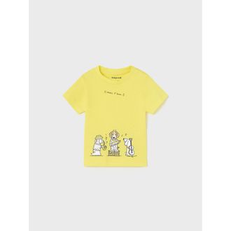 MAYORAL T-Shirt 1017 Gelb Regular Fit