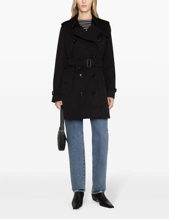 Burberry Kensington Trench Coat - Black