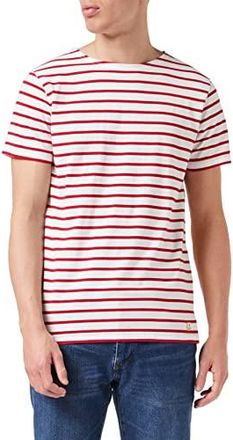 Armor Lux Marinière HOEDIC Homme, Multicolore (Blanc/Braise 320), Small (Taille fabricant: S)