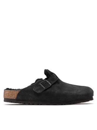 Birkenstock Pantoletten Boston Vl/Sheraling 0259881 Schwarz