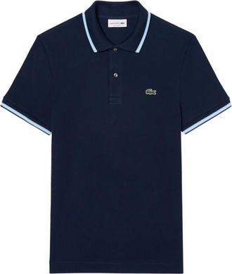 Lacoste Homme, Tops, Bleu, Taille: S Polo L.12.12 Coupe Droite D&eacute;tails Contrast&eacute;s