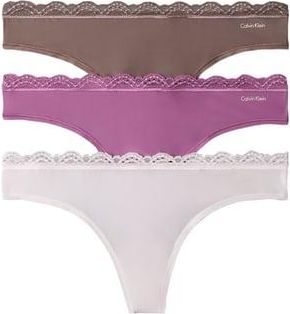 Calvin Klein Lot de trois culotte &agrave; dentelle