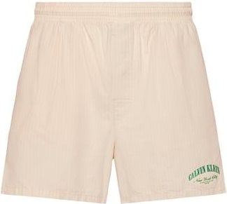 Calvin Klein Short ray&eacute; en coton