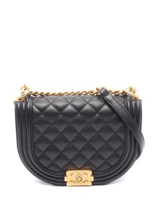 Chanel sac porté épaule à design matelassé (2021) - Noir