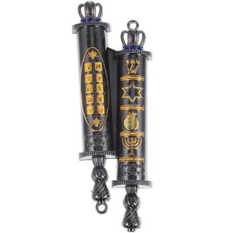 Artibetter Vintage Mezuzah T&uuml;r dekoration aus Religi&ouml;se Haussegen Plakette mit Einfachem Kunstvolle Wanddeko f&uuml;r T&uuml;rrahmen Stilvolles Retro Mitzvah Geschenk f&uuml;r 