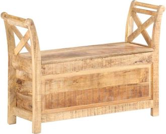 vidaXL Banc dentr&eacute;e 103x33x72 cm Bois de manguier solide vidaXL