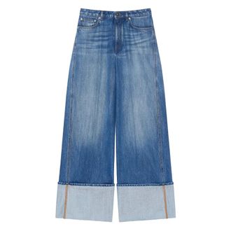 Givenchy Turn Up Denim Hosen - - Jeans - Damen - Blau - W26