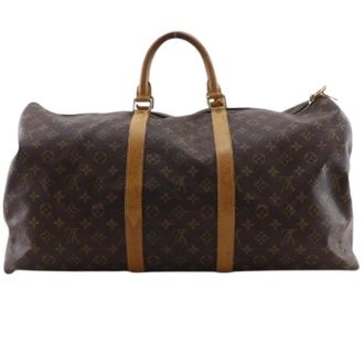 Louis Vuitton unisex, Pre-owned, Brun, Taille: ONE Size Pre-owned Keepall 55 Monogram Boston Bag
