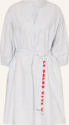 Lanius Lanius Kleid Mit 3/4-Arm blau
