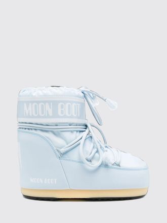 Moon Boot Bottes de neige basses en nylon avec logo et lacets r&eacute;glables