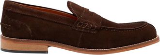 Exton Homme, Chaussures, Brun, Taille: 40 EU College Suede Loafer