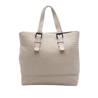 Bottega Veneta Pre-owned Gewebte Leder-Tragetasche - - Pre-owned - Damen - Beige - ONE SIZE